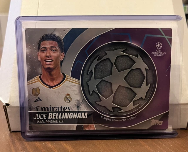 2023-24 TOPPS FLAGSHIP UCC Jude Bellingham Starball Relic Card - Real ...