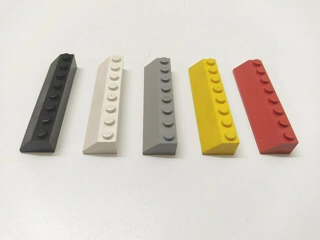 LEGO LEANED BRICK/SLOPE Brick 45° 8x2 2x8 ¤ 4445 ¤ Choose Colors & Qt ...