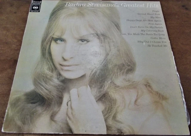 BARBRA STREISAND / Barbra Streisands Greatest Hits 1977 Cbs Records £1. ...