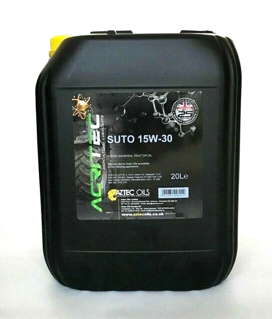 HUILES AZTÈQUES SUPER universelle huile de tracteur SUTO STOU huile de ferme 15w-30 20 litres ...