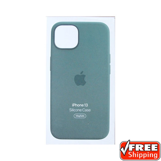 New Genuine Apple Silicone Case Magsafe Iphone 13 6 1 Eucalyptus