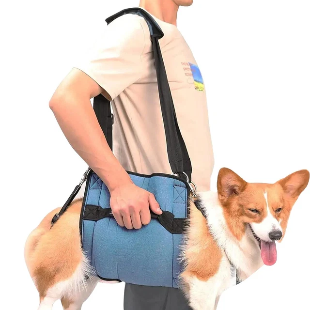 DOG LIFT HARNESS Adjustable Dog Sling for Large Dogs Leg Support Dog ...