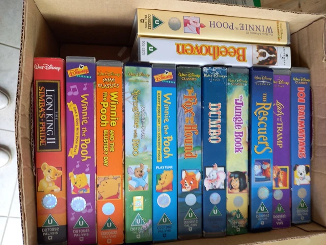 12 DISNEY VHS tapes bundle £13.00 - PicClick UK