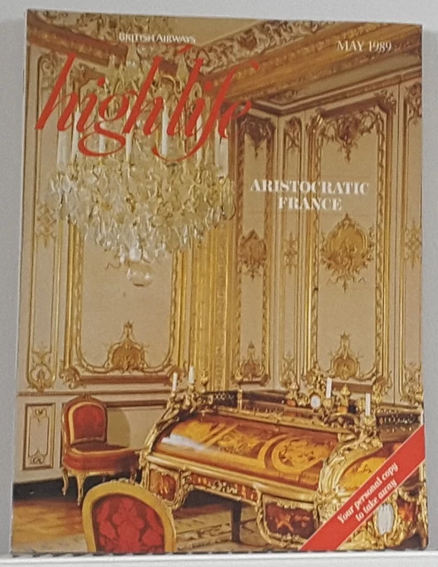 BRITISH AIRWAYS HIGHLIFE In-flight Magazine From May 1989 £2.99 ...