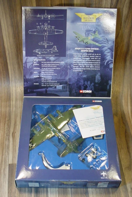 CORGI MODEL PLANE Boeing B-17 Flying Fortress-Memphis Belle 1:144 Scale ...