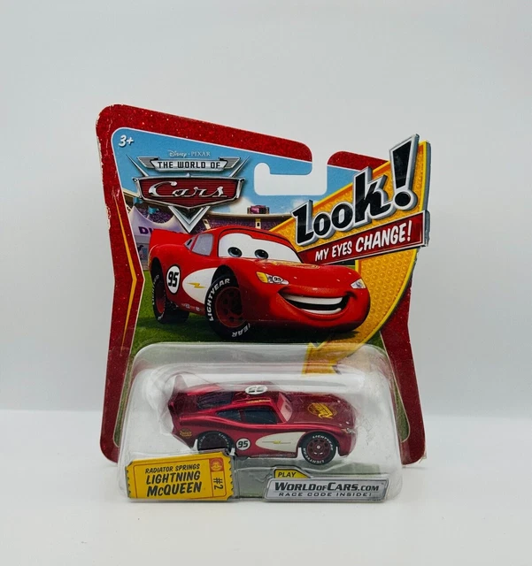 DISNEY PIXAR CARS - RADIATOR SPRINGS McQUEEN LENTICULAR Eyes Change 1:55 Diecast £15.39 ...