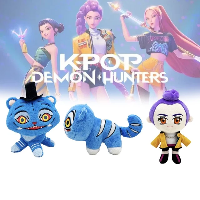K DEMON HUNTERS Plush Tiger Soft Toy With Short Pile Fabric For Fans ...
