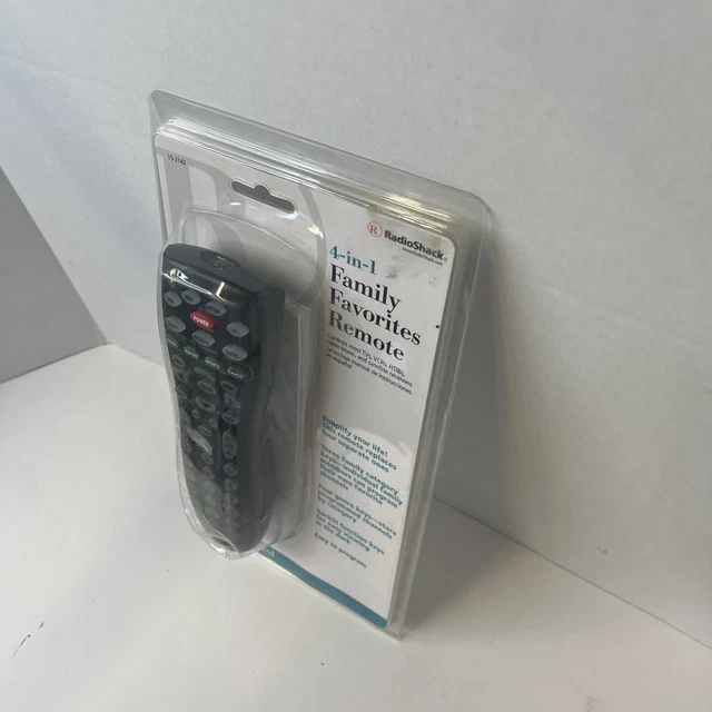 RADIO SHACK REMOTE Control 4 in 1 Light Up 15-2142 New Sealed Fast ...