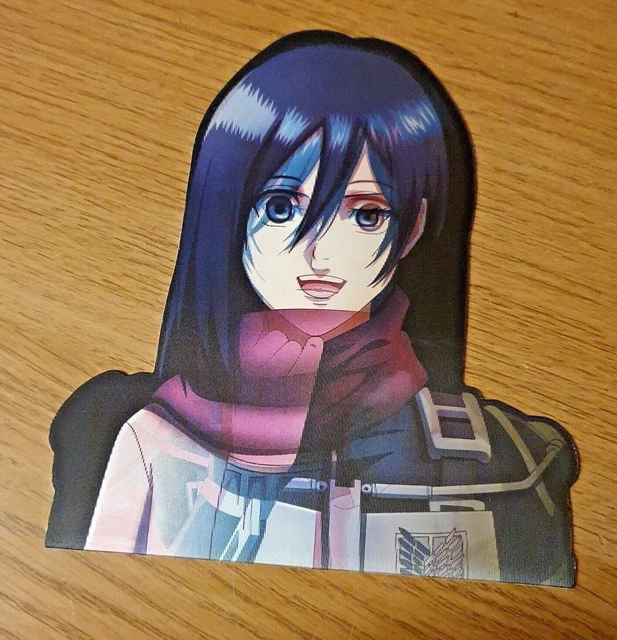 ATTACK ON TITAN: Mikasa Ackerman 3D Motion Moving Phone Sticker Anime ...