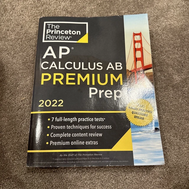 PRINCETON REVIEW AP Calculus AB Premium Prep with 7 Practice Tests ... PRINCETON REVIEW AP Calculus AB Premium Prep with 7 Practice Tests ...