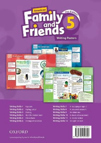 AMERICAN FAMILY AND Friends: Level Five: Writing Posters: Supporting ...