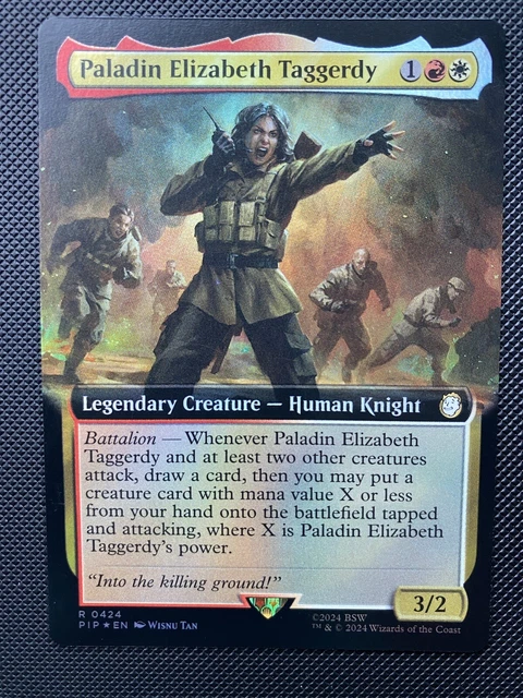 MAGIC: THE GATHERING - Paladin Elizabeth Taggerdy (art étendu ...