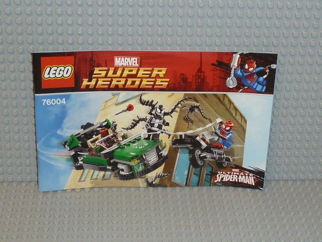 LEGO® SUPER HEROES Bauanleitung 76004 Spider-Man: Spider-Cycle ...