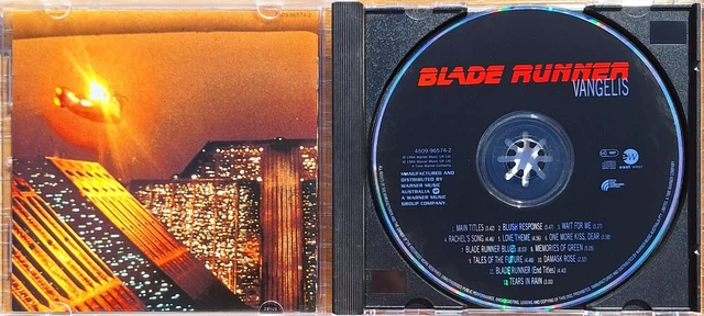 BLADE RUNNER - Original Movie Soundtrack by Vangelis CD 1994 £9.24 ...