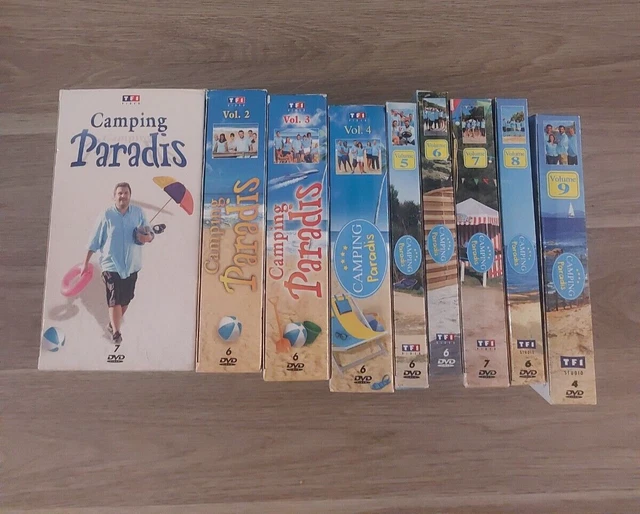 CAMPING PARADIS VOLUME 1 à 9 coffret dvd EUR 265,00 - PicClick FR