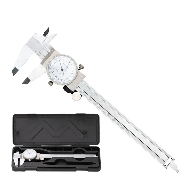 150MM DIAL VERNIER Caliper Measuring Gauge Stainless Steel Dial ...