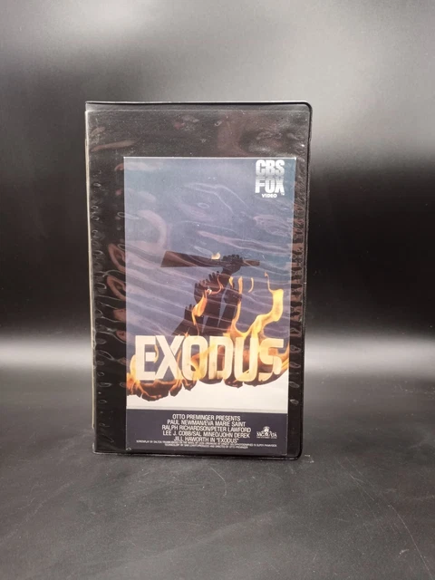 EXODUS (VHS) PAUL Newman , CBS FOX Video Cutbox £3.36 - PicClick UK
