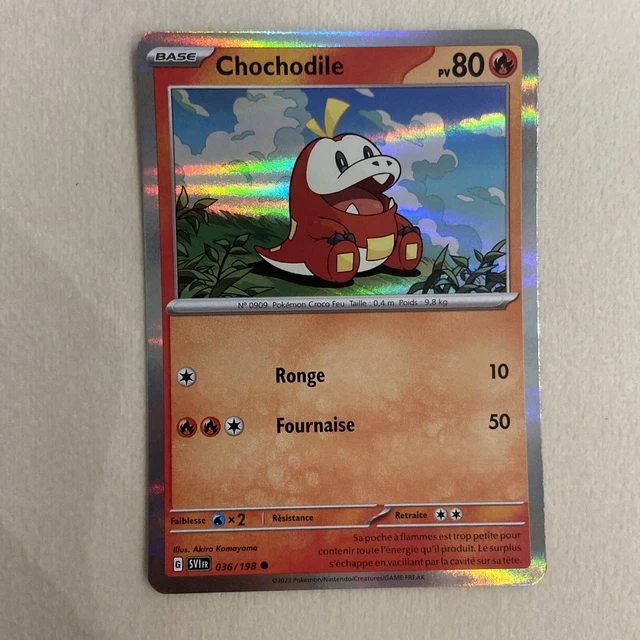 CARTE POKEMON- CHOCHODILE 036/198 Holo Promo SV1FR Ecarlate et Violet ...