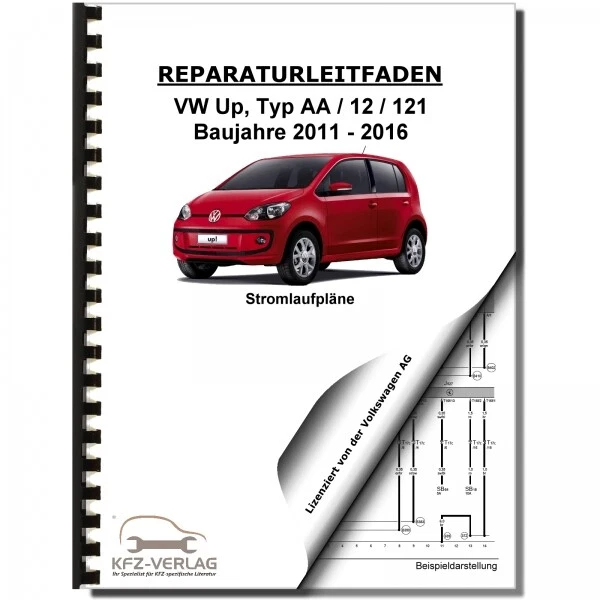 VW UP ! Type 121 2011-2016 schéma schéma schéma électrique plans manuel ...