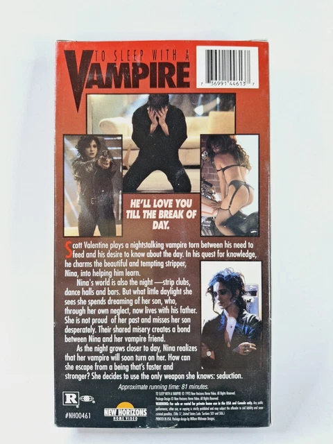 TO SLEEP WITH a Vampire (VHS, 1993) Scott Valentine Charlie Spradling ...