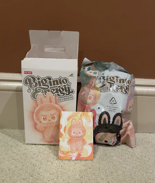 AUTHENTIC POPMART LABUBU The Monsters Big into Energy Plush Blind Box ...
