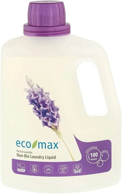 ECO-MAX ECO-MAX LAUNDRY Detergent Lavender 3L (100Washes)-5 Pack £85.69 ...