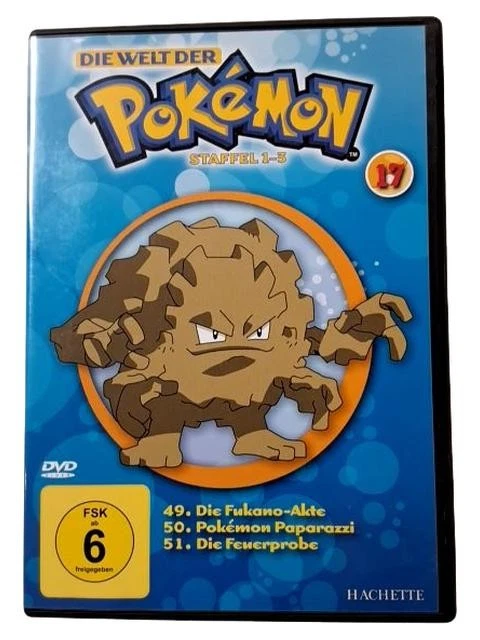 POKÉMON STAFFEL 1 Ash Ketchum DVD Volume 17 Anime Serie Deutsch EUR 3 ...