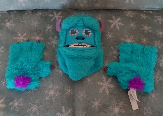 DISNEY PIXAR MONSTERS Inc University Sulley Mouth Moving Mask Gloves ...