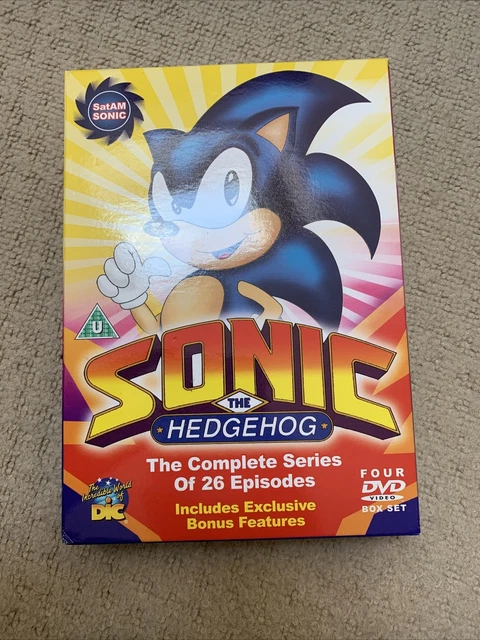 SONIC THE HEDGEHOG Satam Sonic Complete Series 4 DVD Box Set Region 0 £ ...