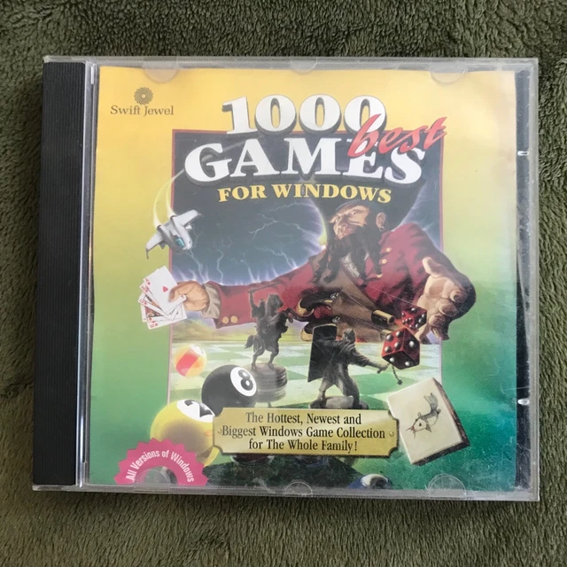 VINTAGE - 1000 Best Games for Windows, 1998 $10.30 - PicClick