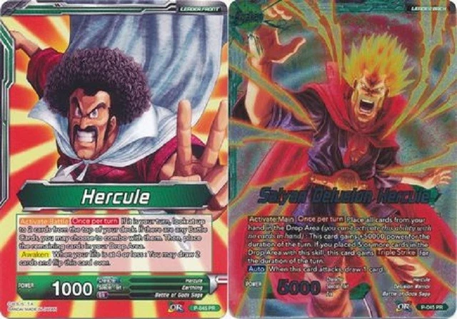 DRAGON BALL SUPER TCG Hercule // Saiyan Delusion Hercule - P-045 ...