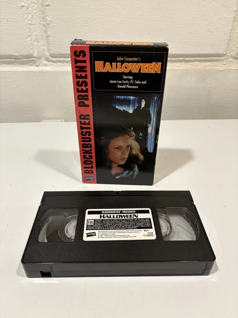 JOHN CARPENTER'S HALLOWEEN Blockbuster Presents Edition VHS Jamie Lee ...