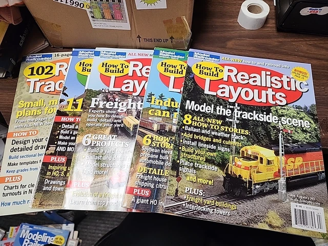 MAGAZINES. MODEL RAILROADER. Realistic Track Plans And Layouts. Trains ...