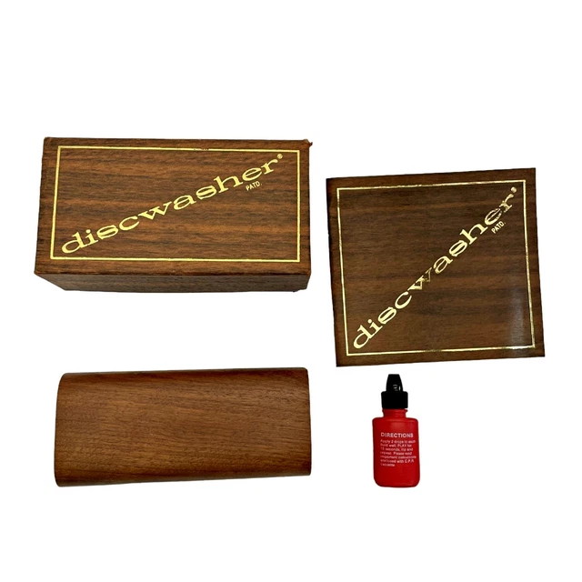 DISC WASHER RECORD Cleaning System Vintage Discwasher Record Care Kit W ...