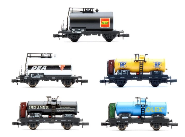 ARNOLD 'N' GAUGE Rake Of 5 Assorted Tank Wagons £44.50 - PicClick UK