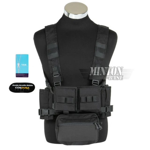 EMERSON TACTICAL MICRO Flight Chassis MK3 Chest Rig Modular Airsoft ...