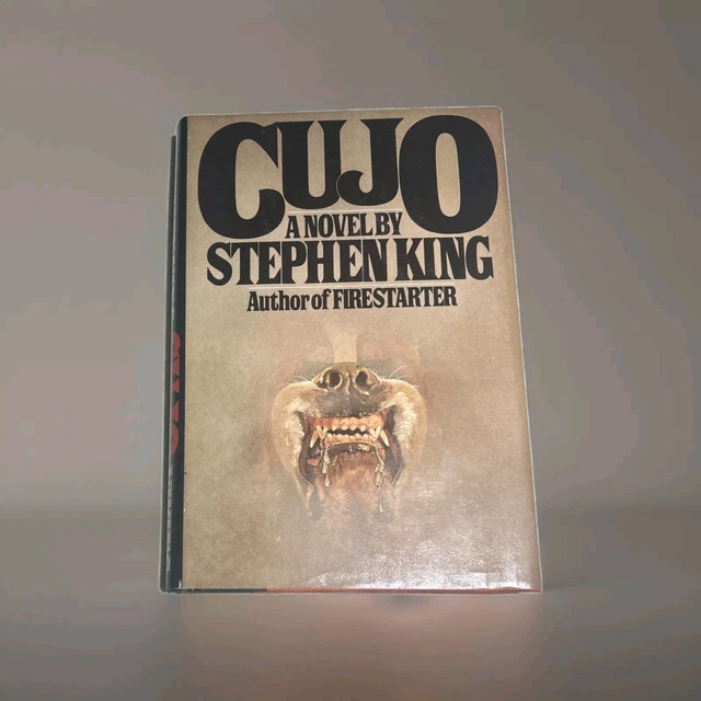 VINTAGE STEPHEN KING - CUJO - *FIRST PRINT BOOK CLUB EDITION* - 1981 DJ ...