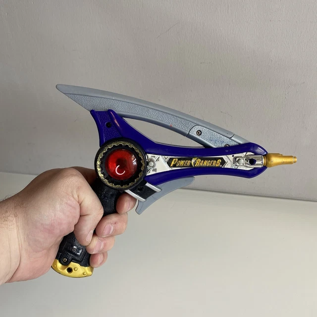 POWER RANGERS DINO Thunder Thundermax Saber Blaster Blue Gun Blade 2003 ...