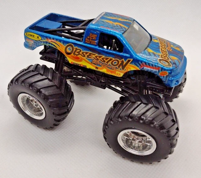 VÉHICULE CAMION MOULÉ sous pression Hot Wheels Monster Jam Obsession ...