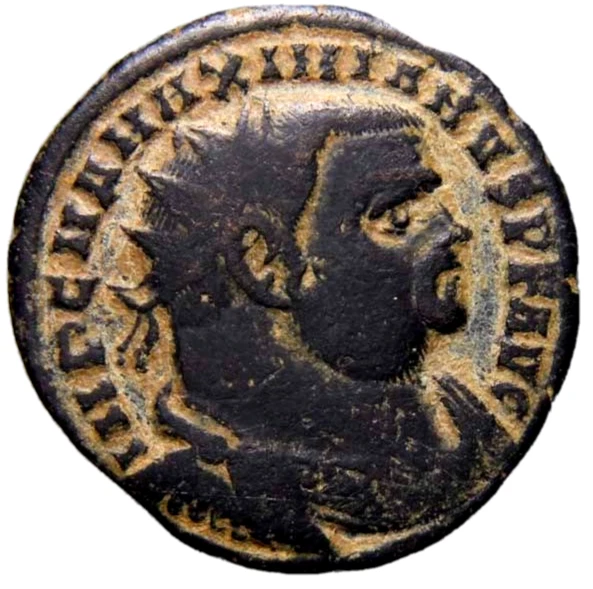 SPLENDID PORTRAIT MAXIMIANUS. First Reign, 286AD Antoninianus Roman ...