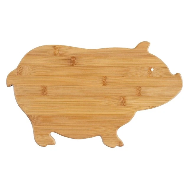 TAGLIERE COLAZIONE SPENTO per bambini, tagliere in forma di maiale ...