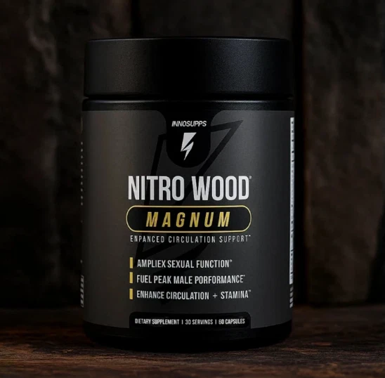INNO SUPPS NITRO Wood Magnum Stamina, Circulation, Enhanced Sex Support ...