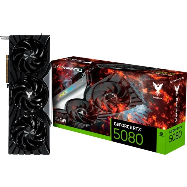 GAINWARD GEFORCE RTX 5080 Phoenix, Grafikkarte (DLSS 4, 3x DisplayPort ...