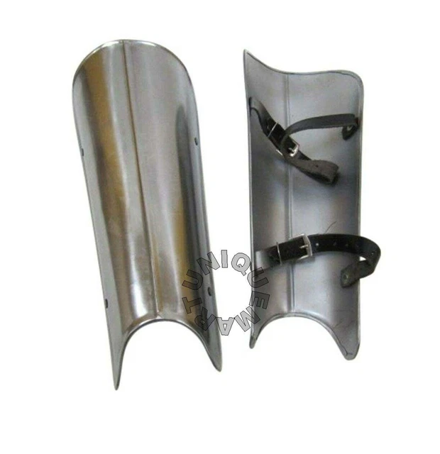 MEDIEVAL GOTHIC ARMOR Crusader Knight Leg Guard Spartan 18GA Steel £73. ...