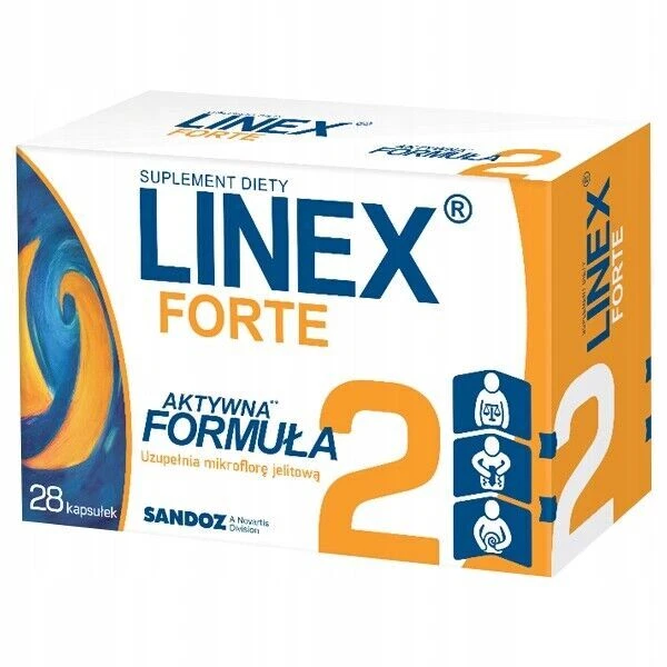 LINEX FORTE 28/56/84 capsules Probiotic Synbiotic Acidophilus Immunity ...