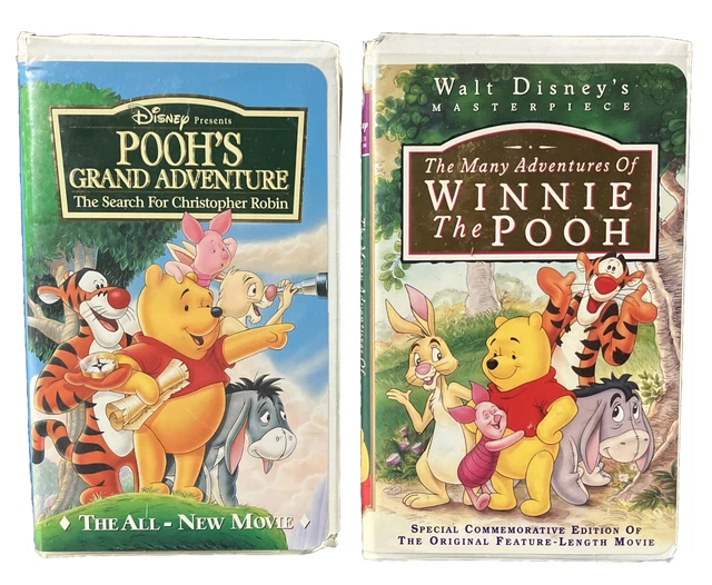 2 VHS KIDS Lot: The Many Adventures Of Winnie The Pooh + Pooh’s Grand ...