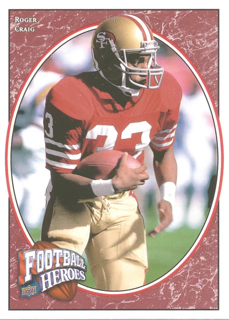 HÉROS DU FOOTBALL Roger Craig 49ERS CORNHUSKERS Nebraska EUR 1,12 ...
