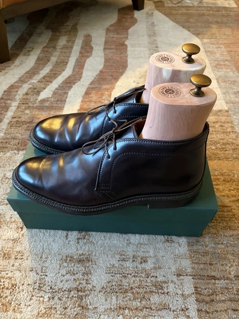 ALDEN 1339 CHUKKA Boot - Color 8 Shell Cordovan - 9D £484.93 - PicClick UK