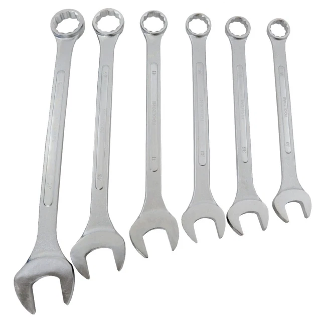 JUMBO SPANNER SET 33-50mm Heavy Duty Large Combination Wrench Set ...