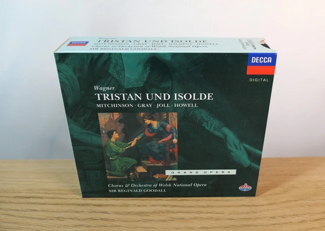 WAGNER TRISTAN UND Isolde Sir Reginald Goodall *AS NEW* 4CD Decca 443 ...
